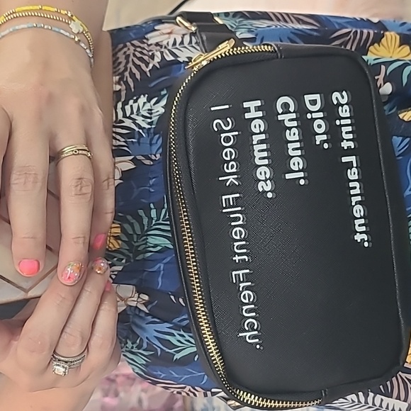 Bags | I Speak Fluent French Sling Bag | Poshmark